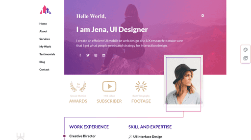 5+ Best Next.js portfolio templates - Reactemplates