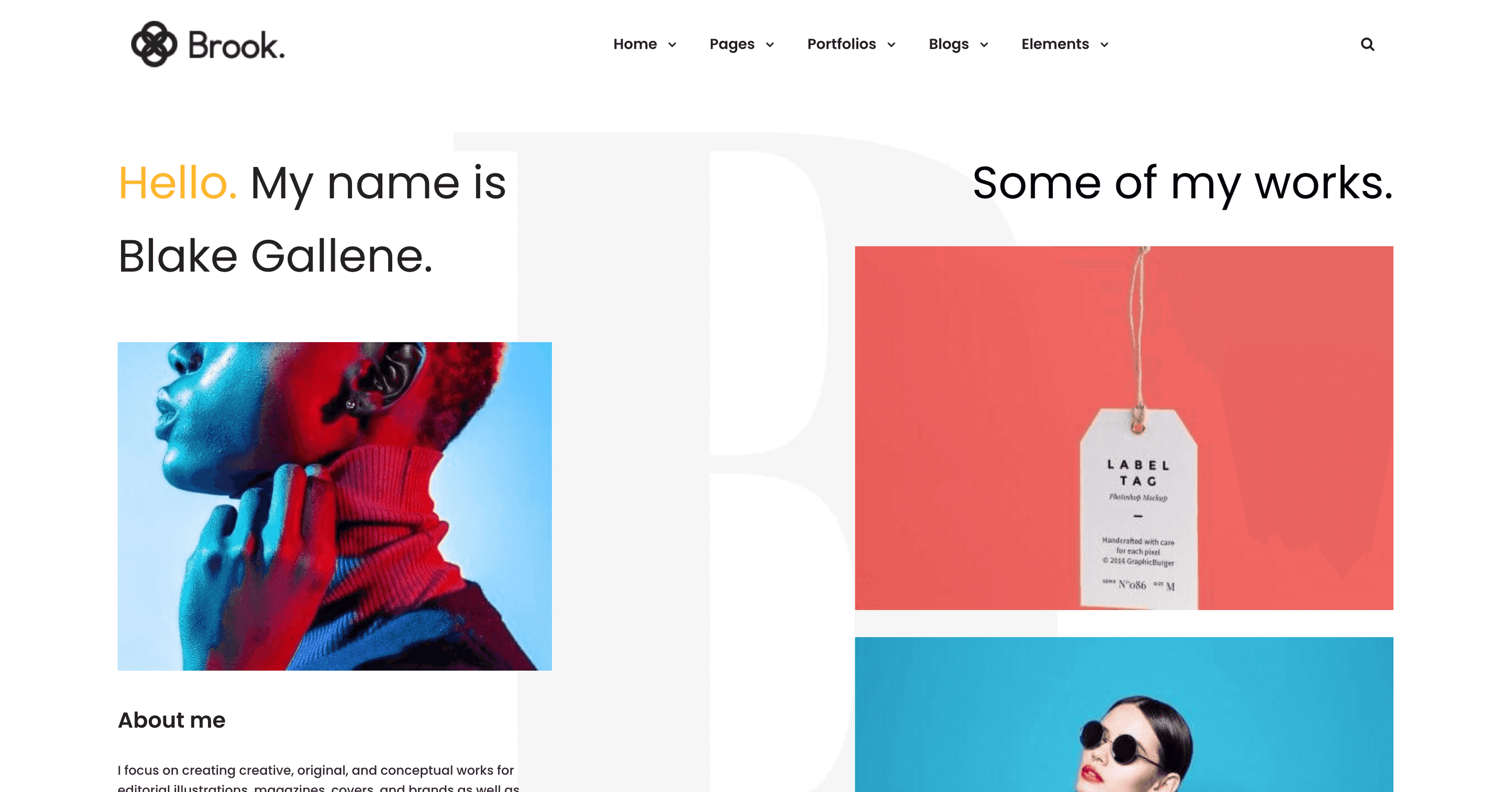 Top 10+ React portfolio Templates - Reactemplates